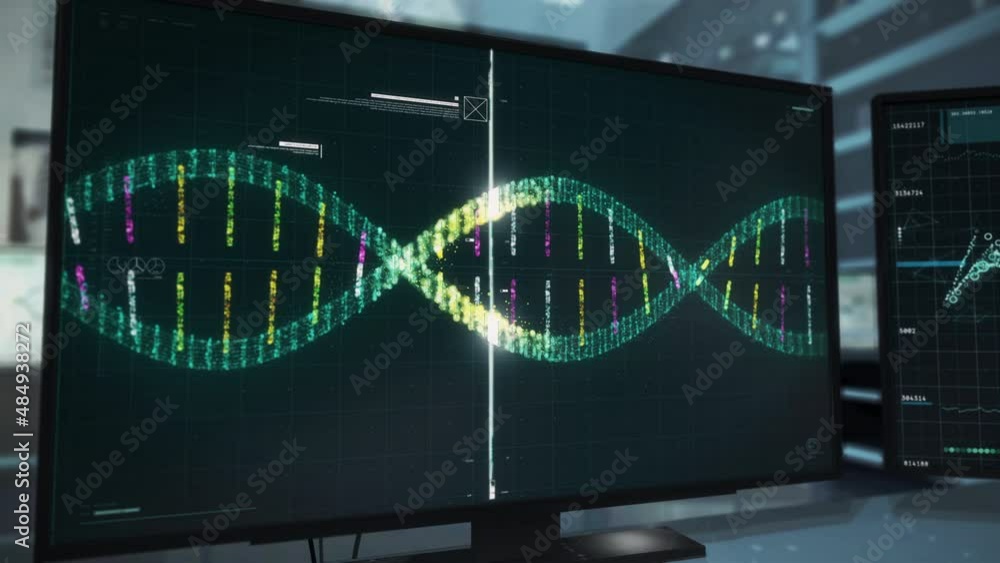 Molecular Evolution Analysis Scientific Software Interface DNA Strand ...