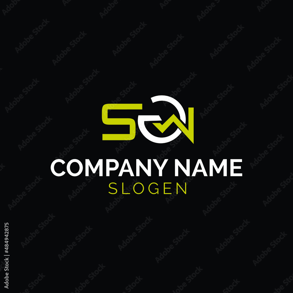 SWG LOGO , SWG INITIAL , SWG ICON. Stock Vector | Adobe Stock