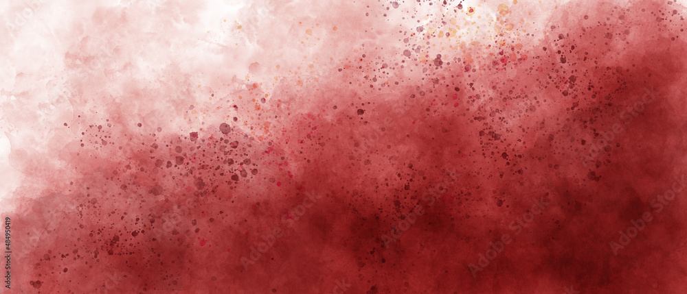 red water sea background of watercolor clouds texture Stock ...
