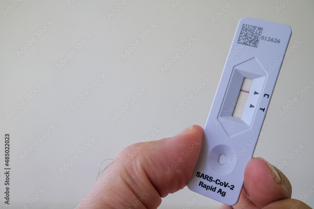 Negative result on a Covid19 Rapid Antigen Test commonly called a RAT ...