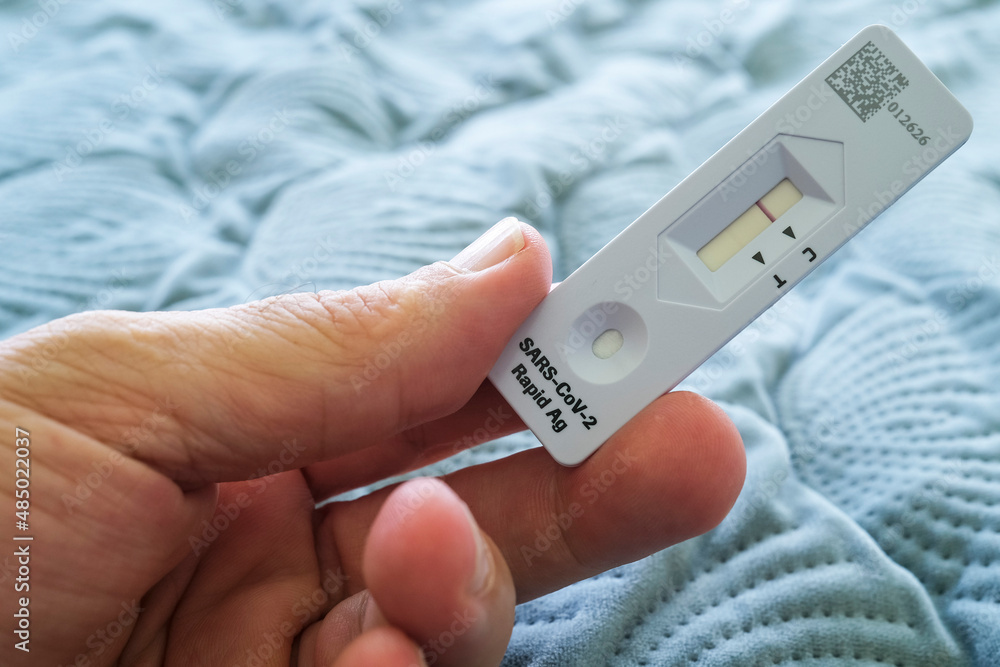 Negative result on a Covid19 Rapid Antigen Test commonly called a RAT ...