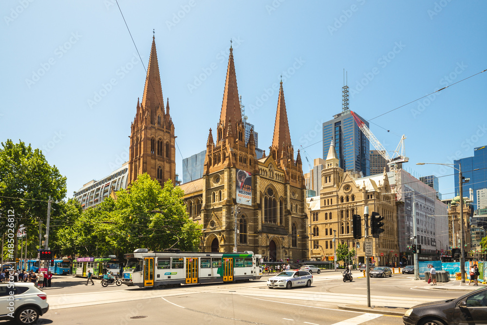 January 1, 2019: St Paul's Cathedral , an Anglican cathedral at center ...