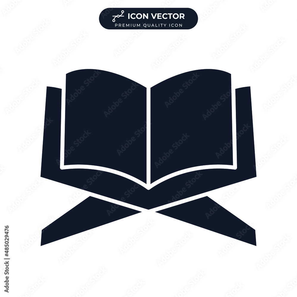 The Holy Quran icon symbol template for graphic and web design ...