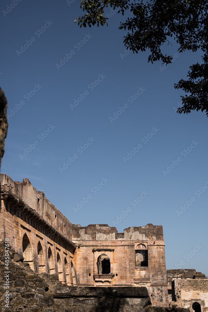 Mandav Group of Monuments. The Hindola Mahal, is a large meeting hall ...