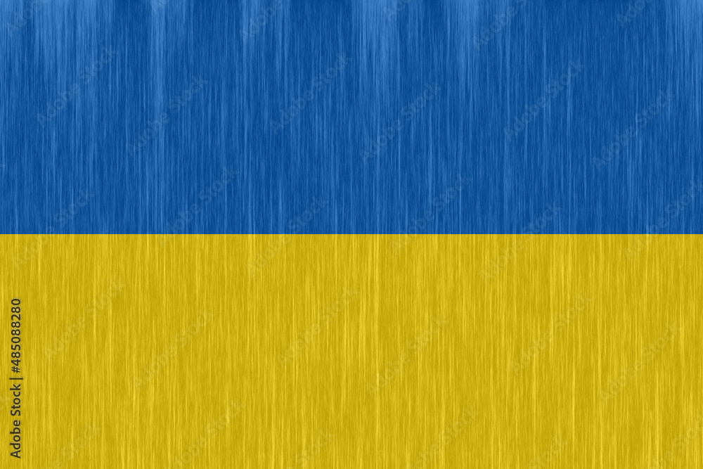 Ukrainian flag. National symbol of Ukrainian people. Stock Illustration ...