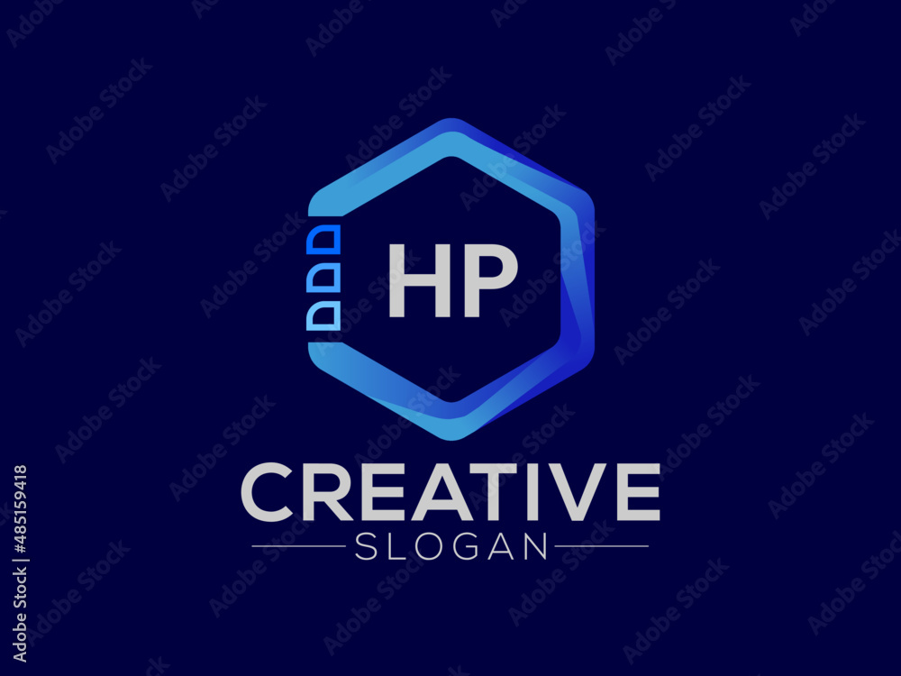 HP logo, HP letter logo design, HP Minimal logo, HP Shield Logo, HP ...