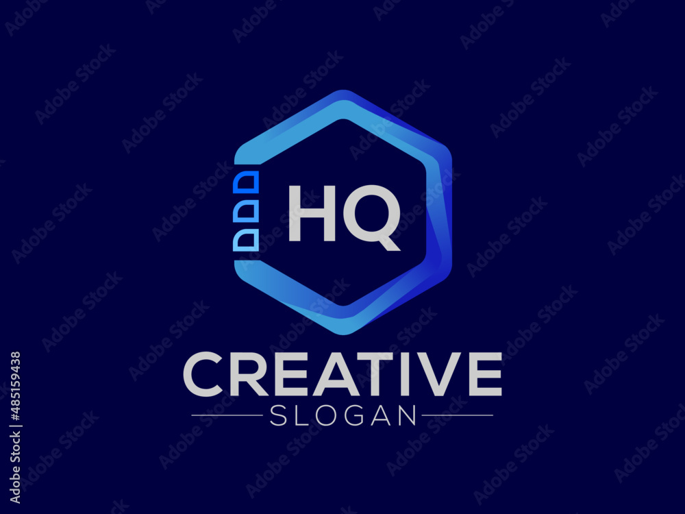 HQ logo, HQ letter logo design, HQ Minimal logo, HQ Shield Logo, HQ ...