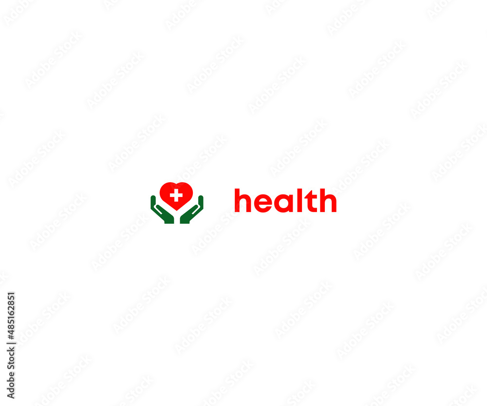 Health Logo Vector Template design Stock Vector | Adobe Stock