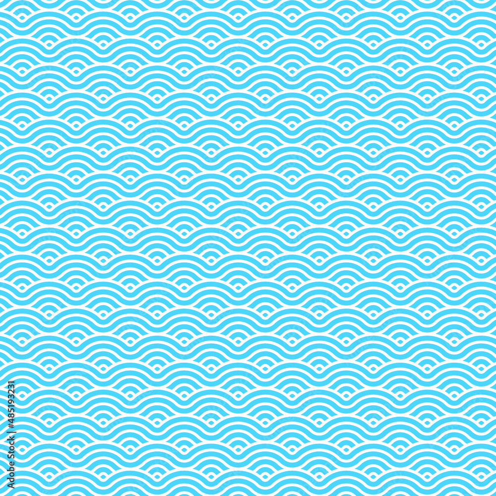 Blue wavy pattern on white background, Wavy lines on white ...