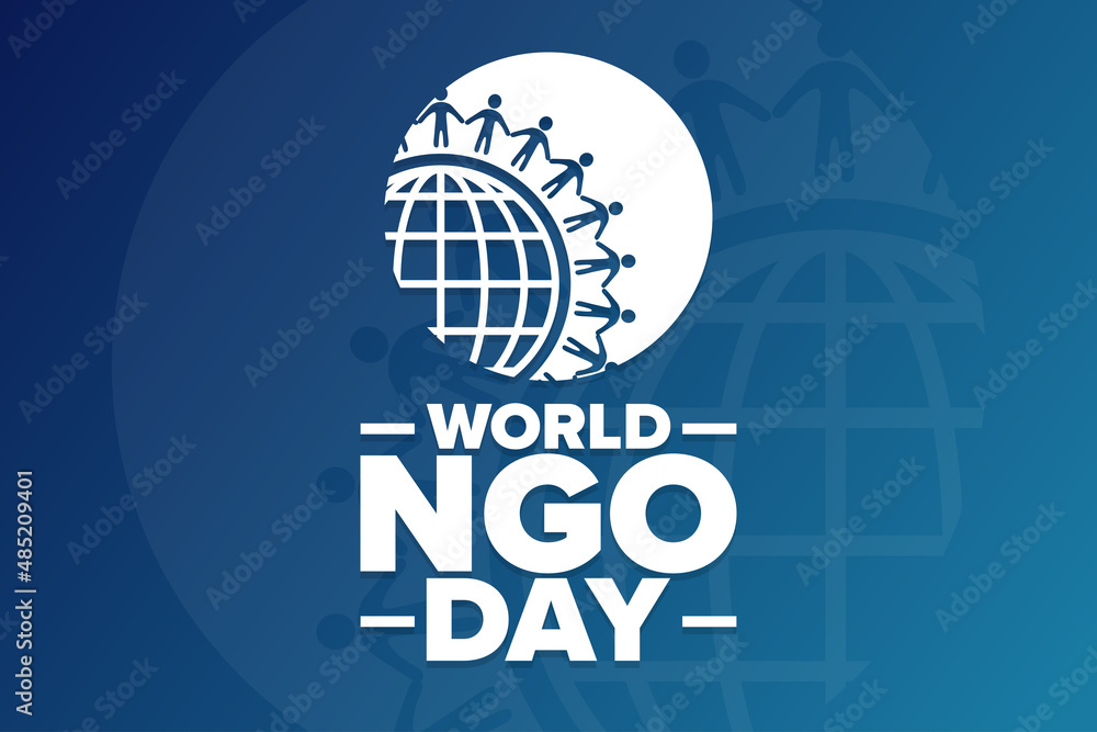 World NGO Day. Holiday concept. Template for background, banner, card ...