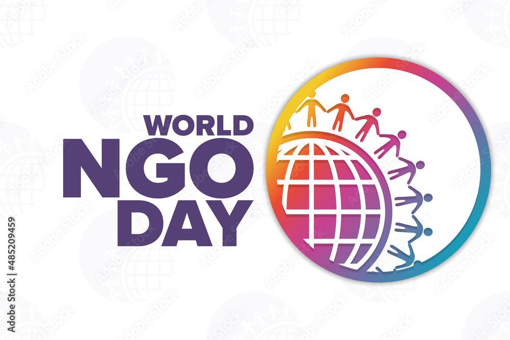 World NGO Day. Holiday concept. Template for background, banner, card ...