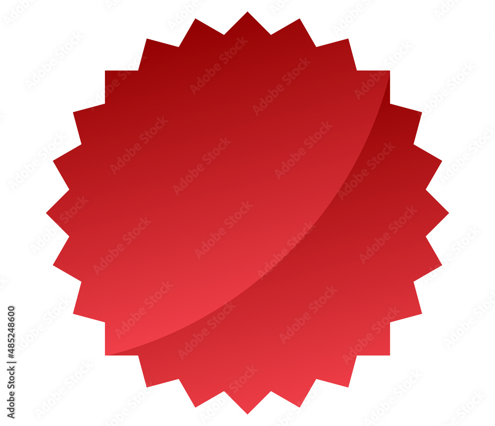 Starburst, sunburst price tag, price flash shape with empty space Stock ...