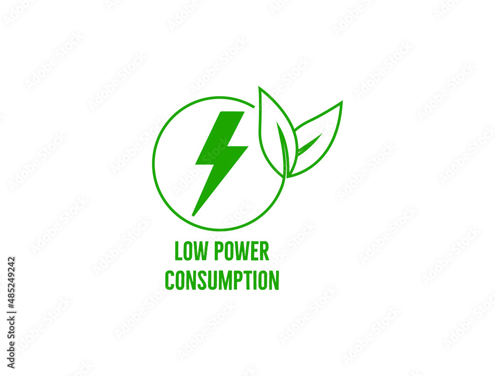 Vecteur Stock Low power consumption icon vector illustration | Adobe Stock