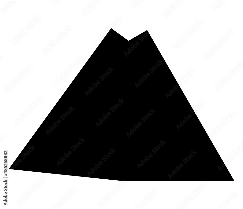 Simple abstract geometric form(s), shape(s). Random, angular vetor ...