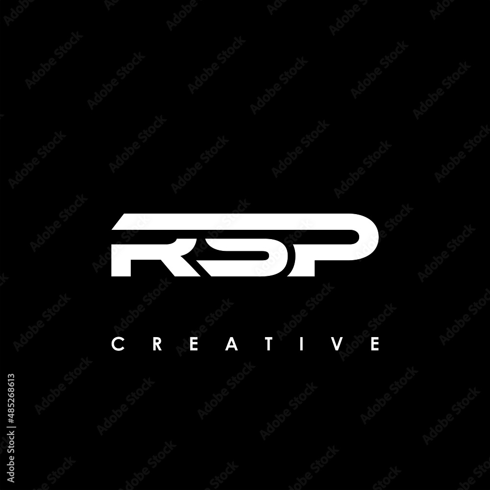 RSP Letter Initial Logo Design Template Vector Illustration Stock ...