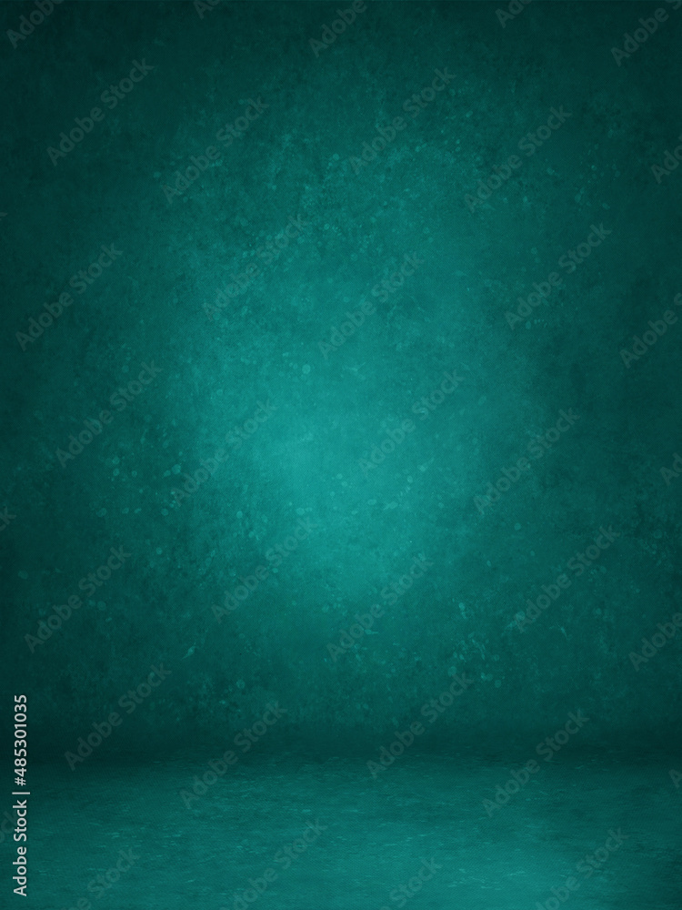 Green Background Studio Portrait Backdrops Photo 4K Stock Illustration ...
