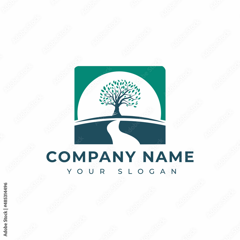 Path logo vector design template Stock Vector | Adobe Stock