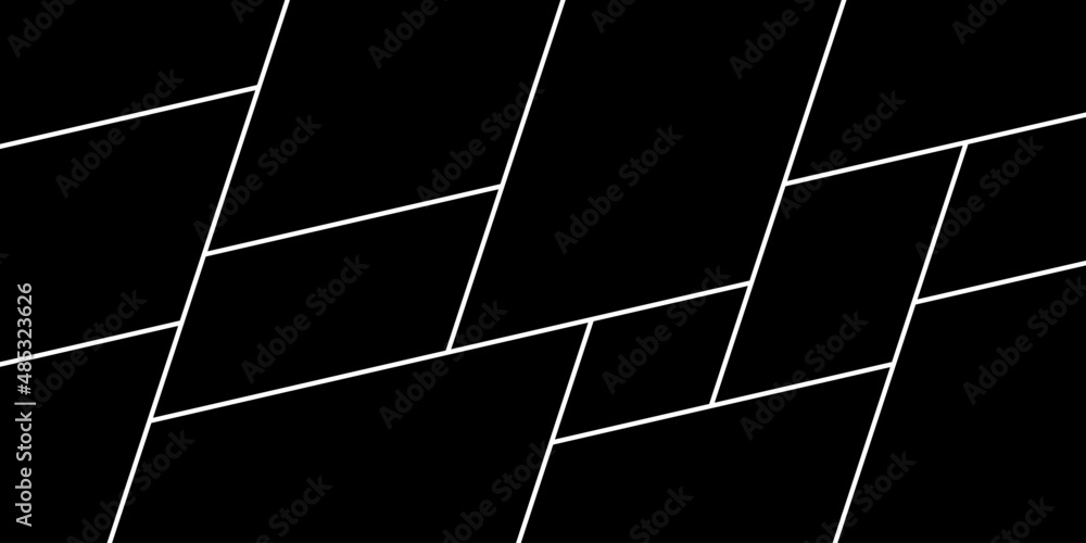 Empty photo collage template. Frames for photo. Collage concept. Vector ...