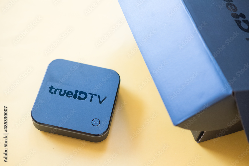 Bangkok, Thailand - February 6, 2022 : TrueID TV box, New Ver.2, the ...
