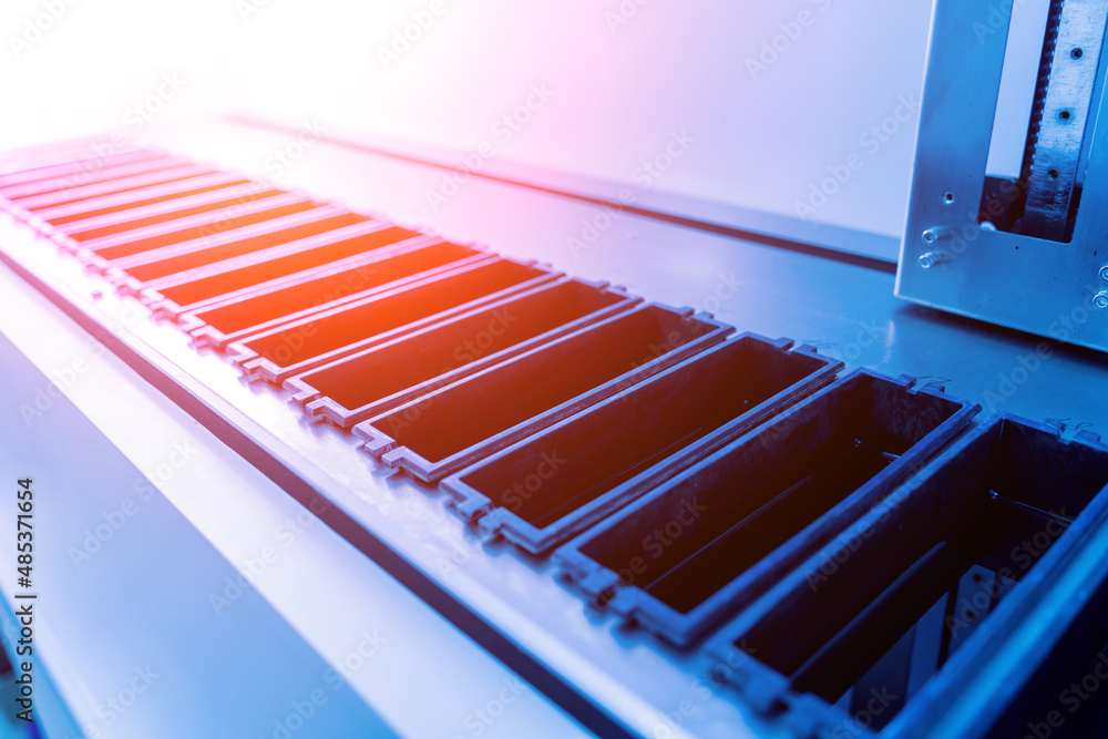 Automatic multi slides stainer at the modern laboratory Stock Photo ...