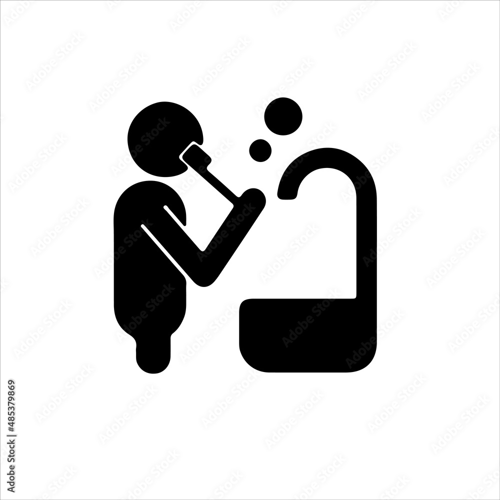 Day-to-day routine black glyph icons set on white space. Activities of ...