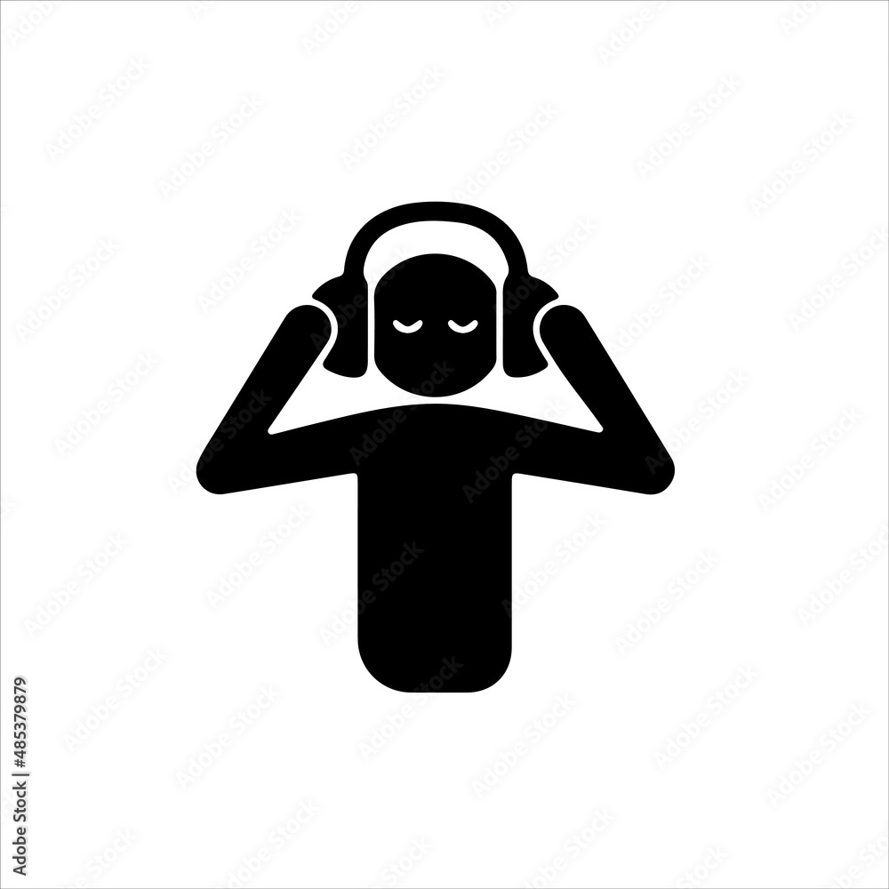 Day-to-day routine black glyph icons set on white space. Activities of ...