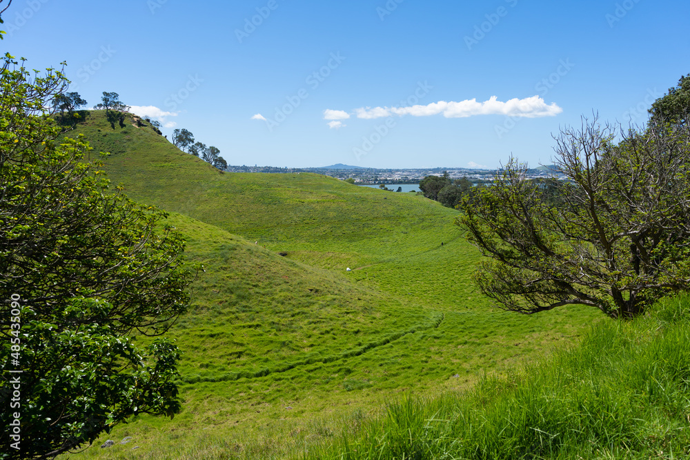 Mangere Domain in the South Auckland suburb of Mangere Bridge Stock ...