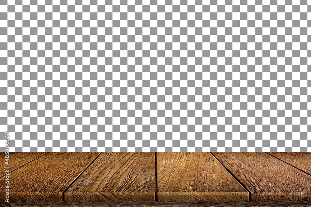 Wooden board table TRANSPARENT background, Use as product display ...