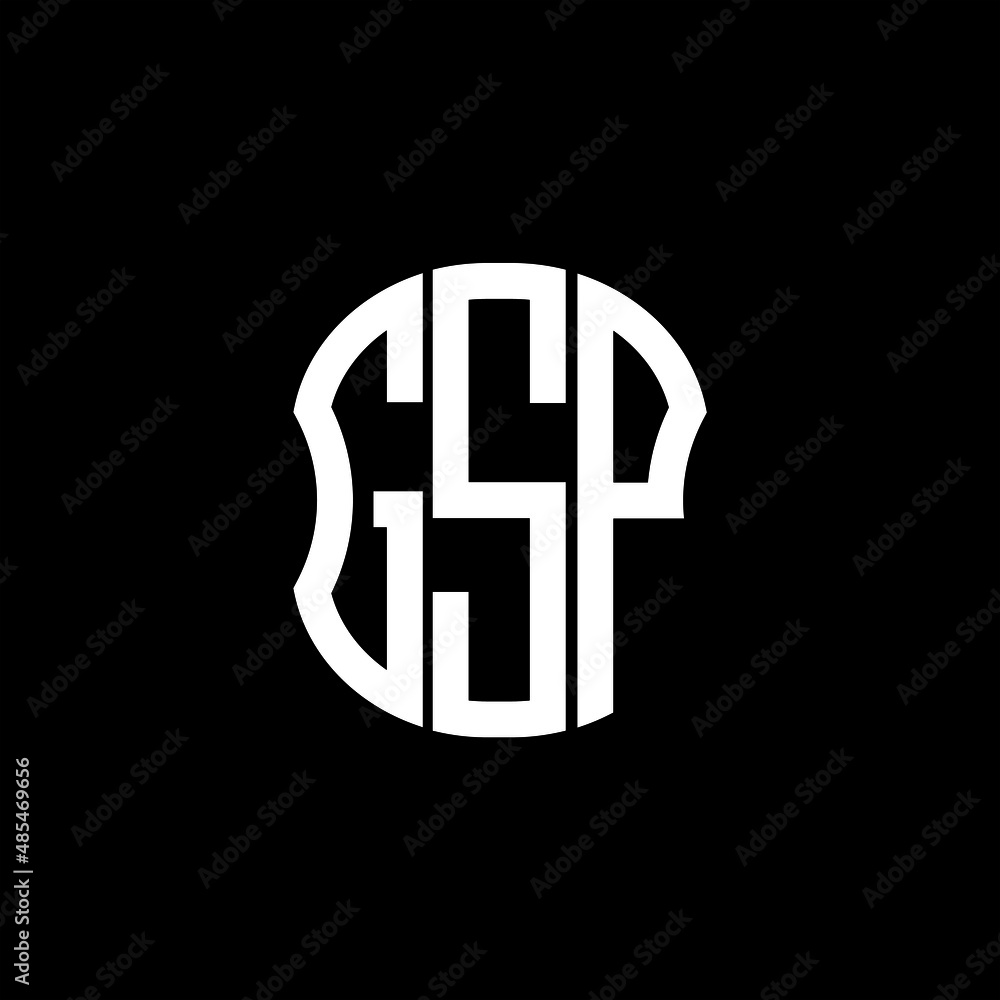 GSP letter logo creative design. GSP unique design Stock Vector | Adobe ...