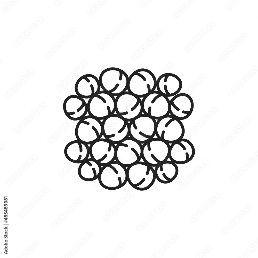 Staphylococcus aureus icon. High quality black vector illustration ...