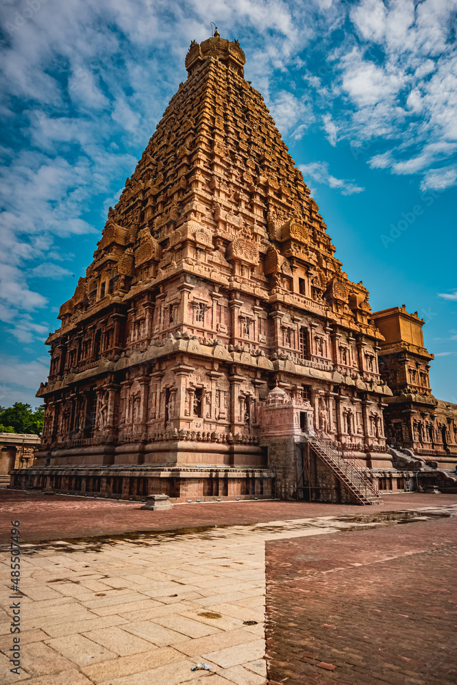Tanjore Big Temple or Brihadeshwara Temple was built by King Raja Raja ...