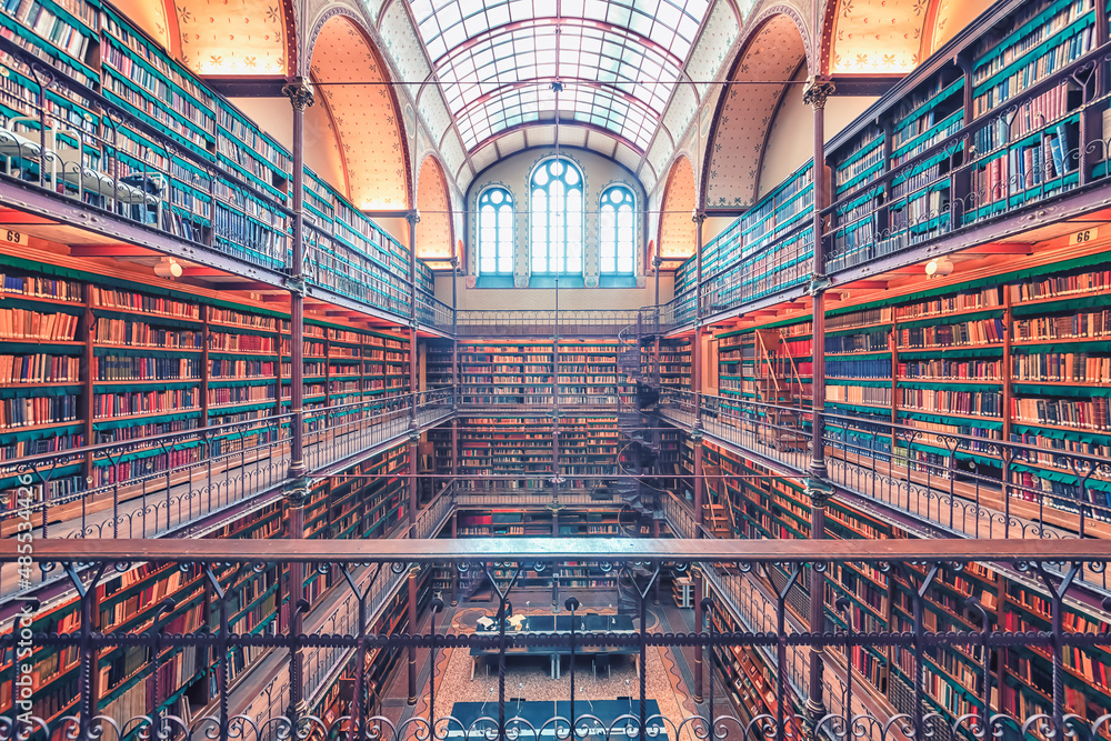 Rijksmuseum Research Library in Amsterdam Stock Photo | Adobe Stock