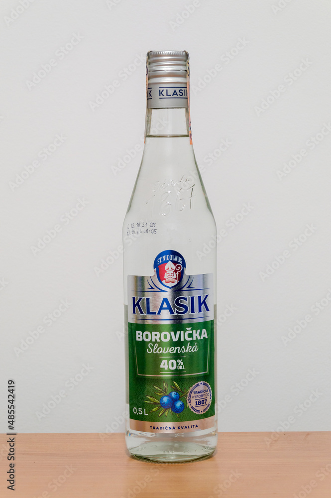 Pruszcz Gdanski, Poland - January 1, 2022: Bottle of St. Nicolaus ...