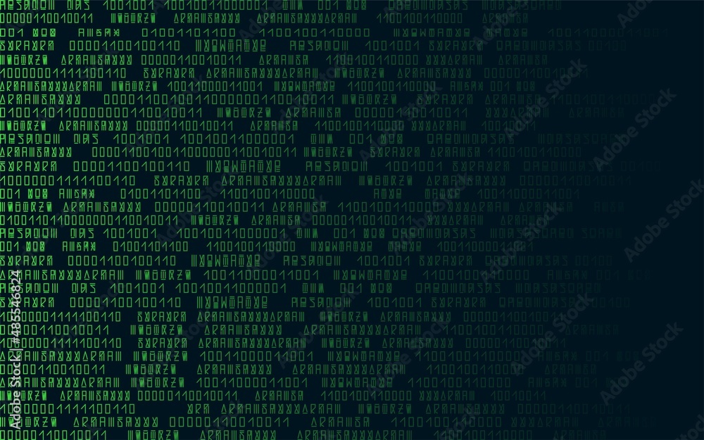 Cyberpunk. Horizontal pattern. Stock Vector | Adobe Stock