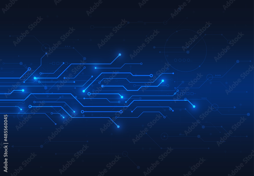 Abstract digital background with technology circuit board texture ...