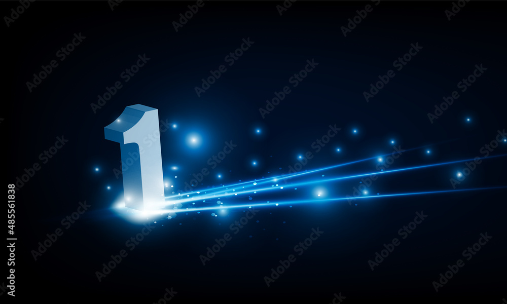 High speed concept. number one in the form of Arrow Light out ...