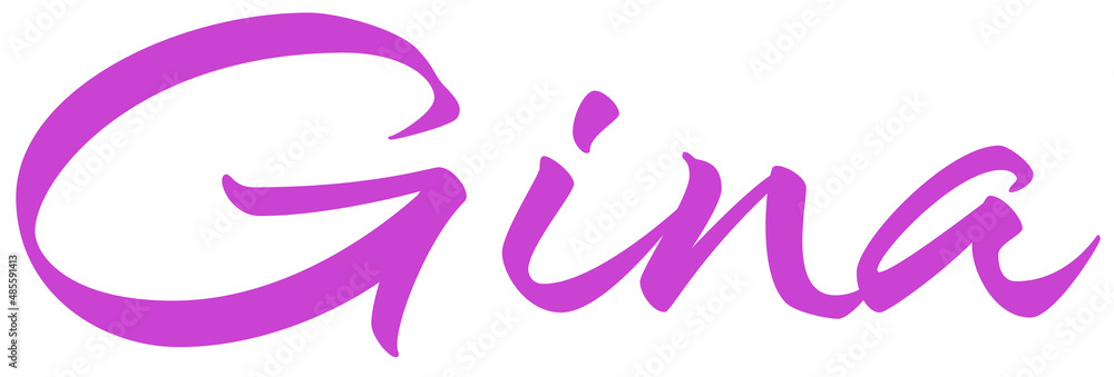 Gina Stock Illustration | Adobe Stock