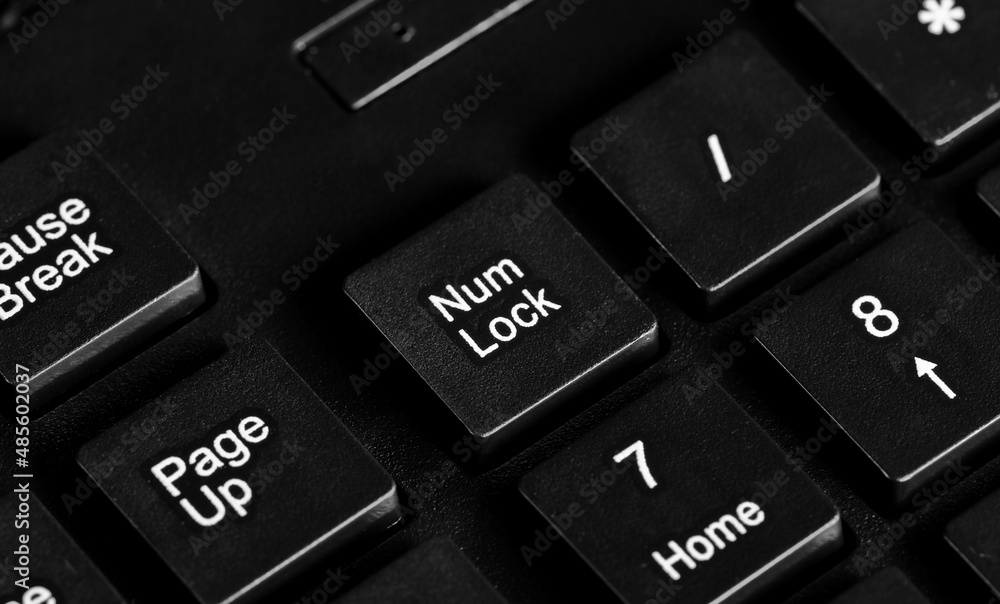 Key Num lock button background and texture Stock Photo | Adobe Stock