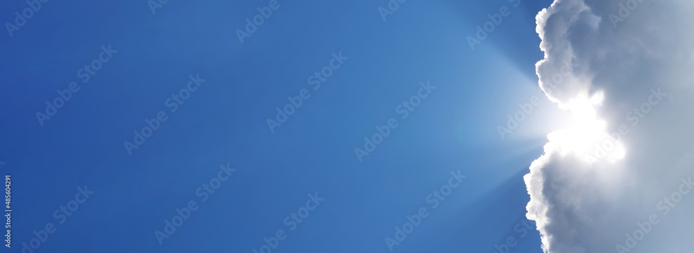 Blue Sky Sun Banner