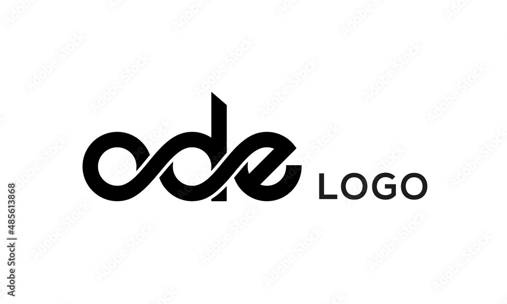 Letter ODE creative logo design vector Stock Vector | Adobe Stock