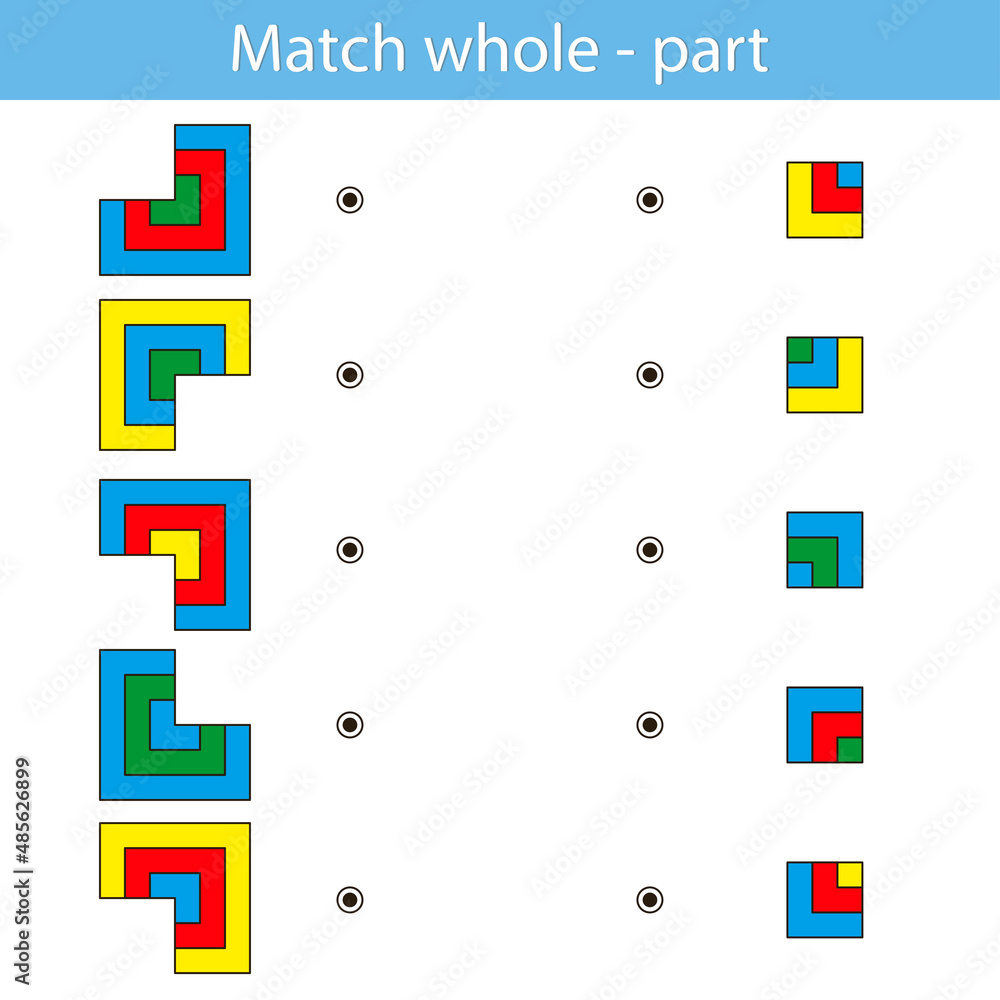Education game for kids development of logic iq. Kids activity sheet ...