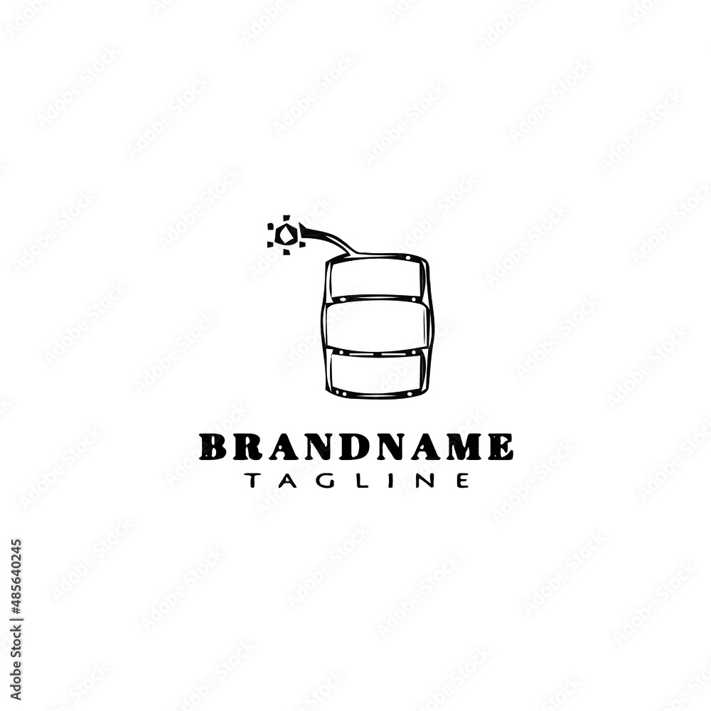 fire cracker logo cartoon icon design template black isolated vector ...