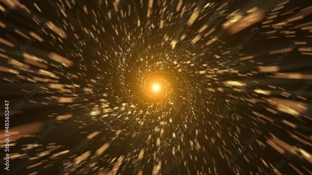 Outer space cosmic interstellar background. Flying at hyperspace warp ...
