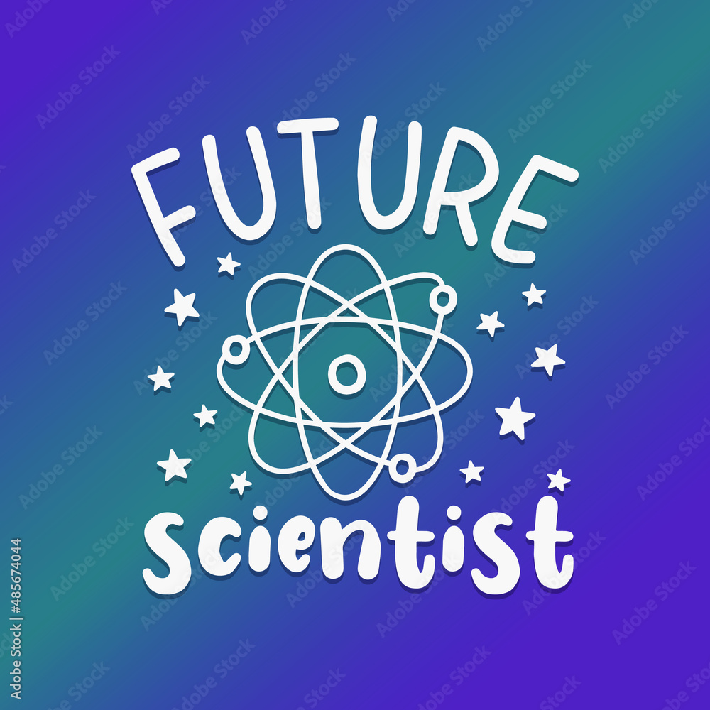 Future Scientist Illustration Clip Art Design Shape. Laboratory ...