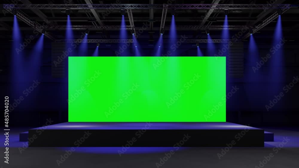 Motion Empty stage Design for mockup and Corporate identity,Display ...