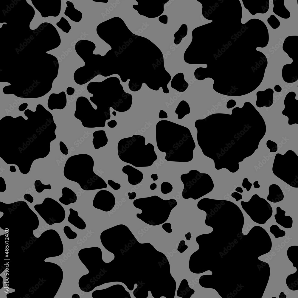 Cow Print Pattern digital file, Animal Seamless Print, Cut File Pattern ...