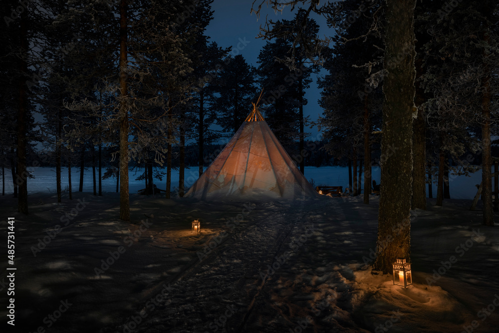 Unique travel experience of camping in a Kota bell tent in the forest ...