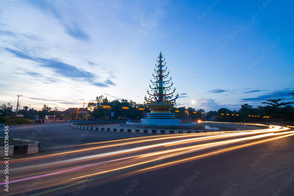 Mount Perak Roundabout Located in Tamiang Layang, East Barito Regency ...