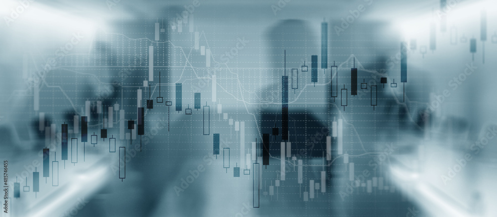 Stock market chart. Abstract background for presentation Stock ...