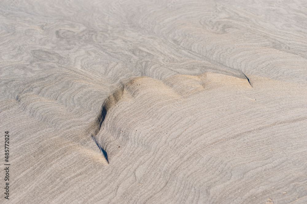 Sand Patterns at Wharariki Beach, Golden Bay, South Island, New Zealand ...